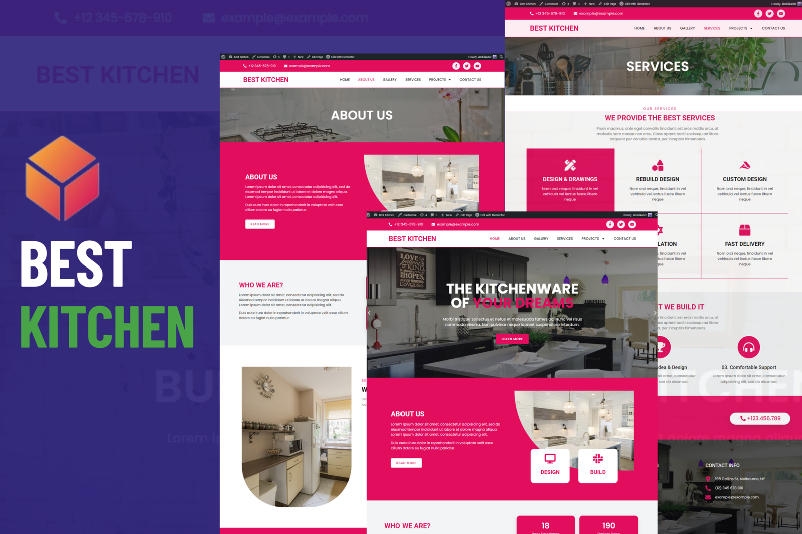 Best Kitchen Modern Kitchen Elementor Template Kit Wplocket